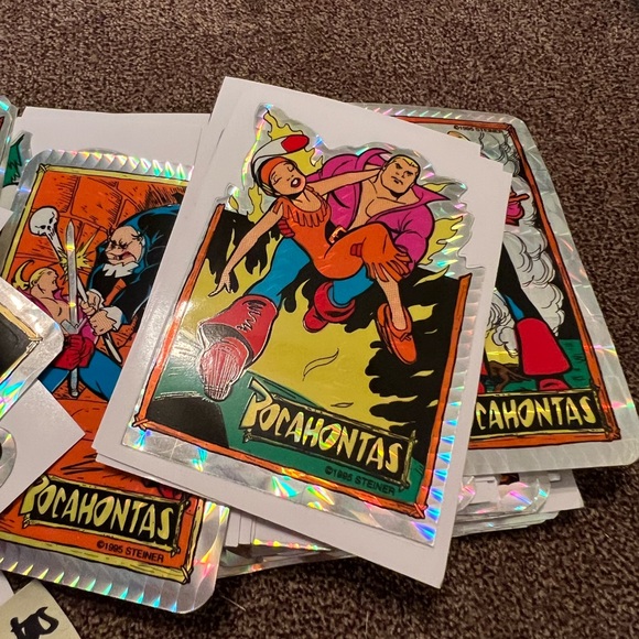 Vintage | Design | 9s Vintage Set Of 70 Prism Pocahontas Stickers ...